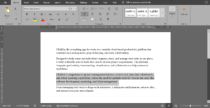 How to Highlight in Word for Better Document Clarity | ClickUp