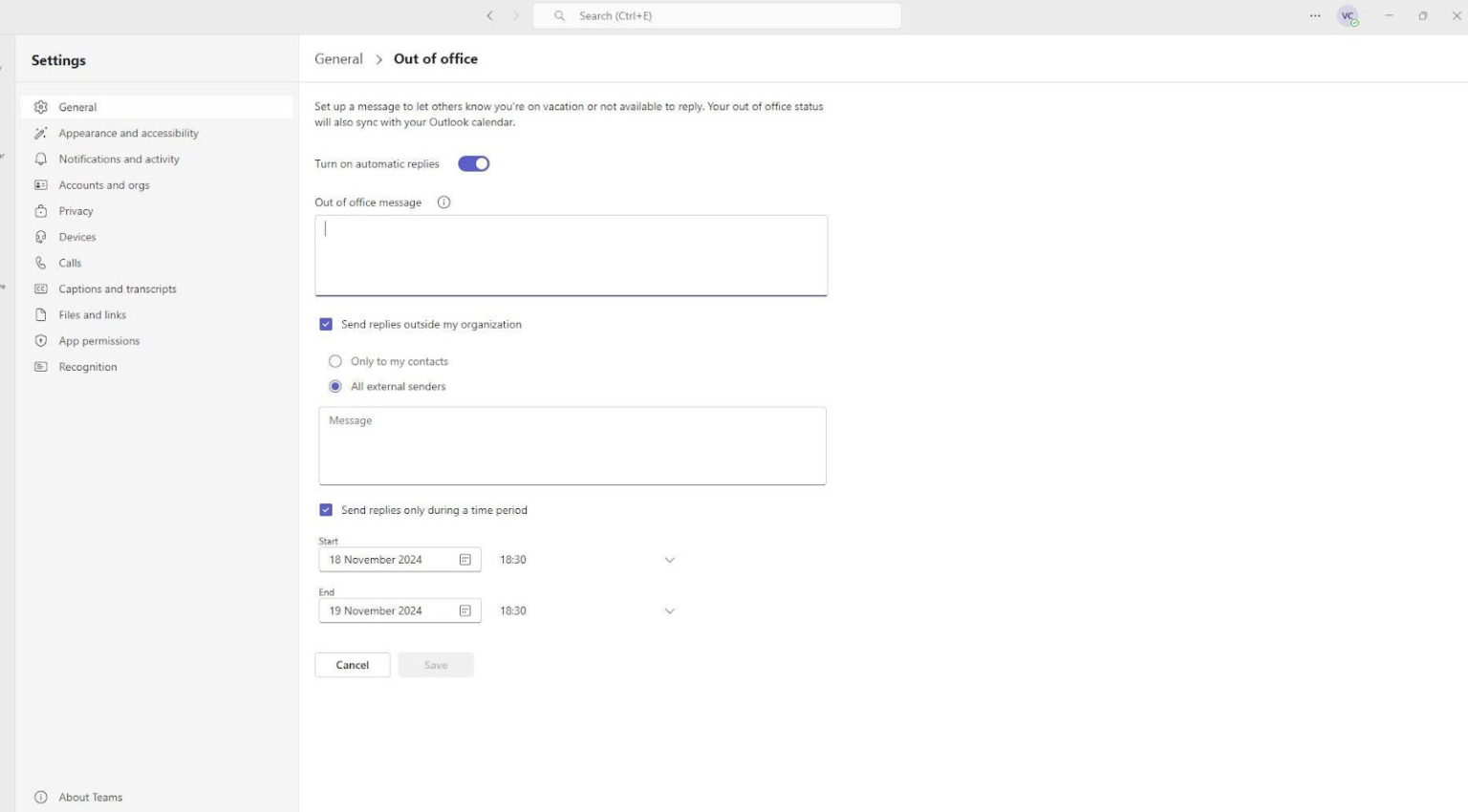 How to Set Out of Office in Teams | ClickUp