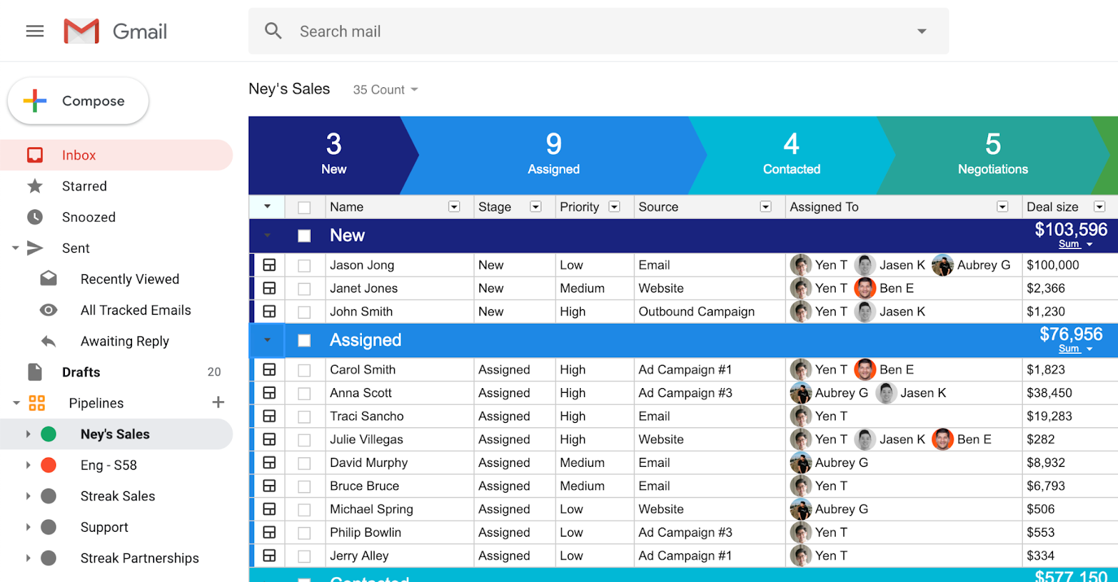 Top 10 CRM for Gmail Tools to Streamline Workflows in 2025