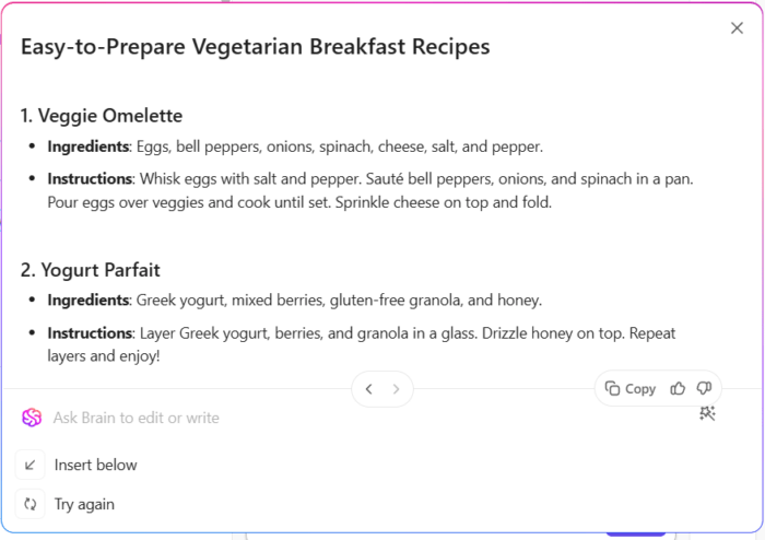 20+ Easy and Healthy Breakfast Ideas for Work | ClickUp