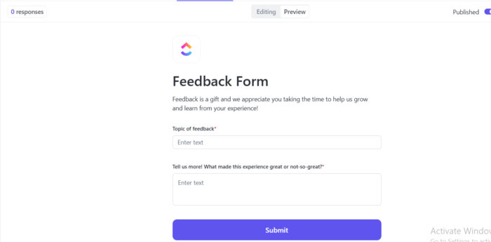 How to Create a Survey in Microsoft Forms | ClickUp