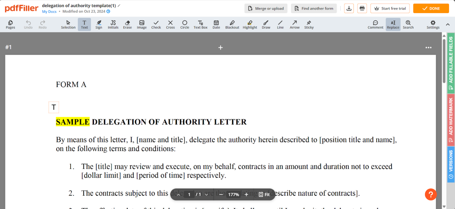 10 Best Delegation of Authority Templates for Better Management
