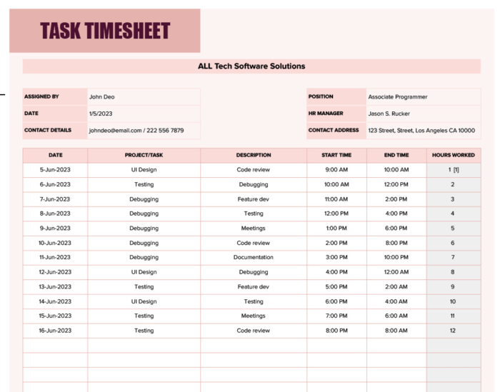 16 Free Timesheet Templates in Google Sheets (Weekly & Daily)