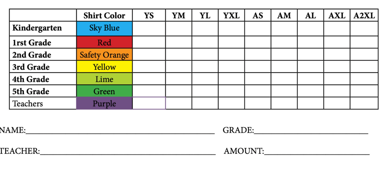 11 Free T-Shirt Order Form Templates | ClickUp