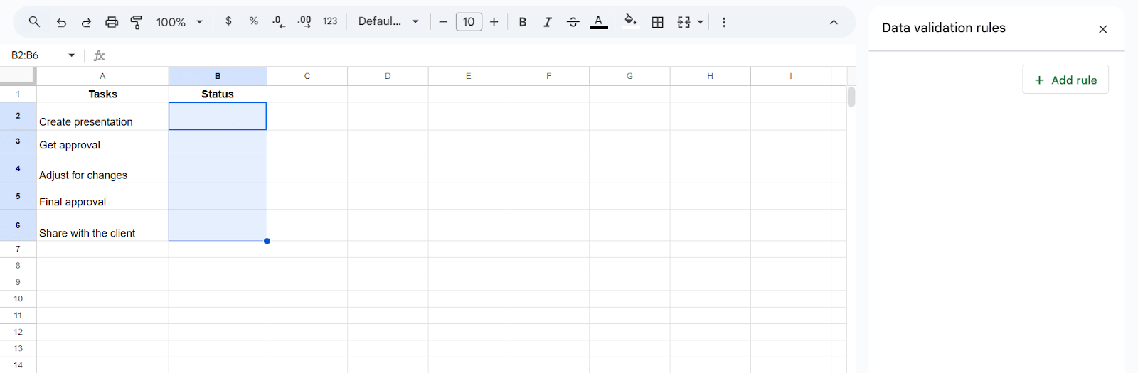 How to Insert a Checkbox in Google Sheets | ClickUp