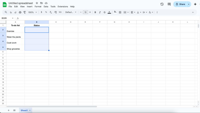 How to Insert a Checkbox in Google Sheets | ClickUp
