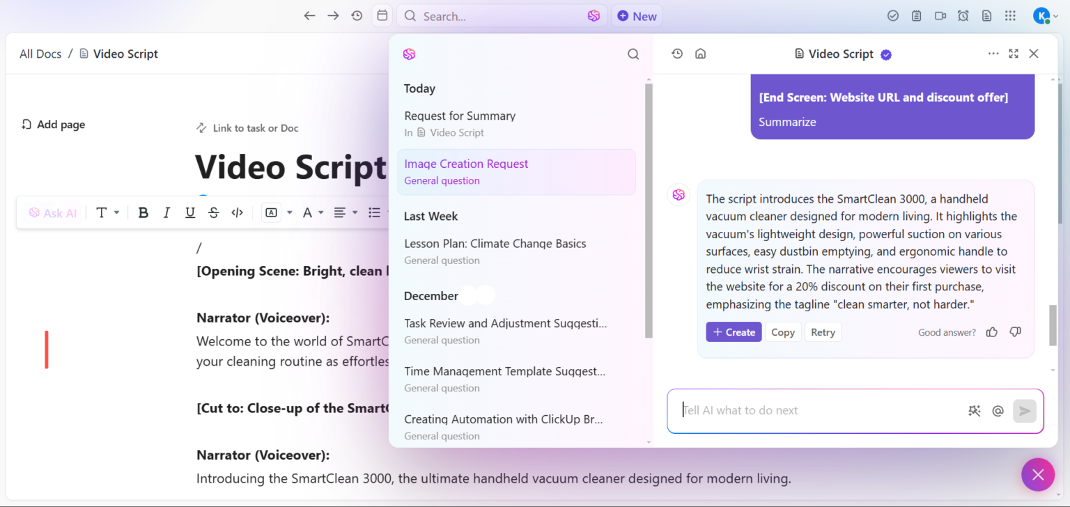 How to Write a Script for a Video That Engages Viewers | ClickUp