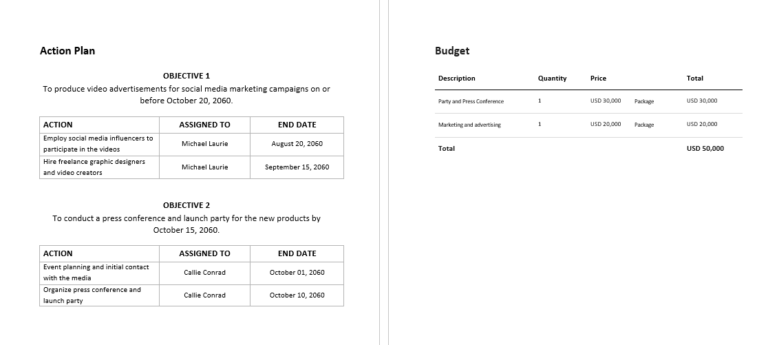 Free Marketing Plan Templates for Word | ClickUp
