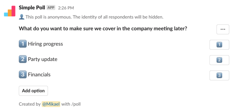 How to Create a Poll in Slack? | ClickUp