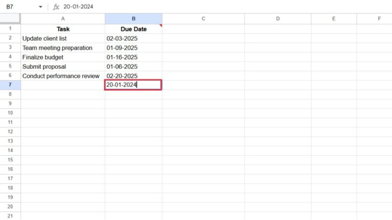 How to Organize Due Dates in Google Sheets Effectively | ClickUp