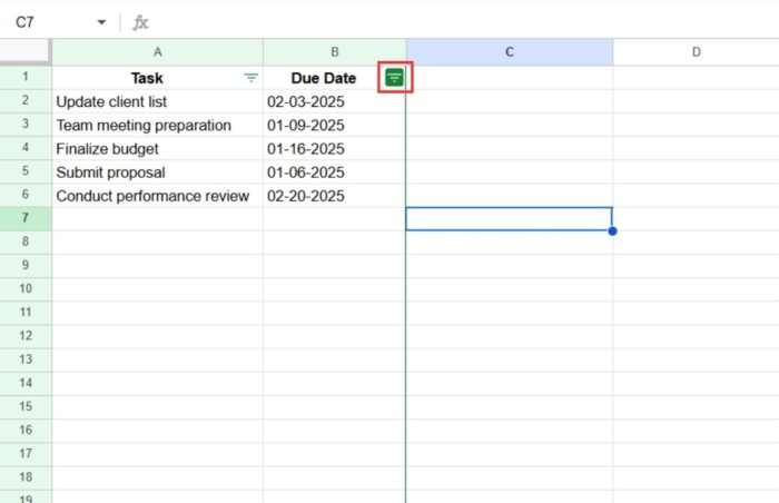 How to Organize Due Dates in Google Sheets Effectively | ClickUp
