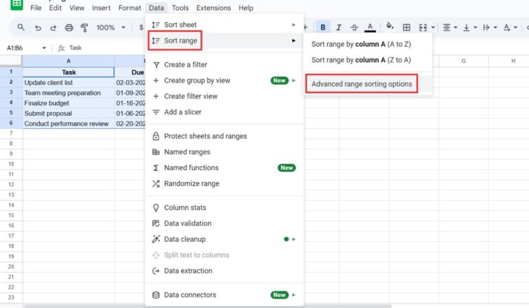 How to Organize Due Dates in Google Sheets Effectively | ClickUp
