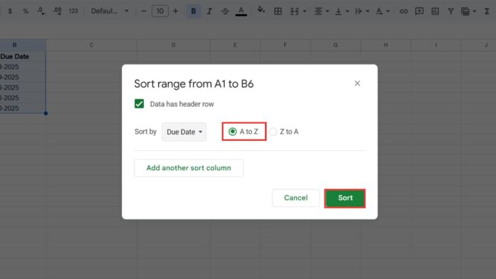 How to Organize Due Dates in Google Sheets Effectively | ClickUp