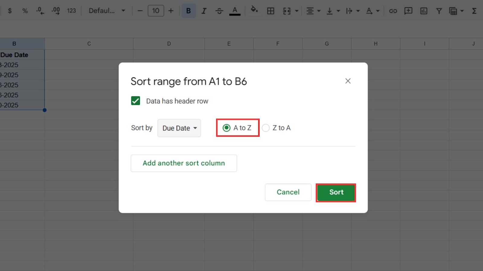 How to Organize Due Dates in Google Sheets Effectively | ClickUp