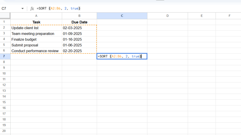 How to Organize Due Dates in Google Sheets Effectively | ClickUp