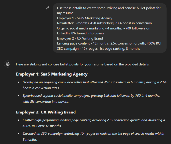 How to Use ChatGPT to Write Your Resume | ClickUp
