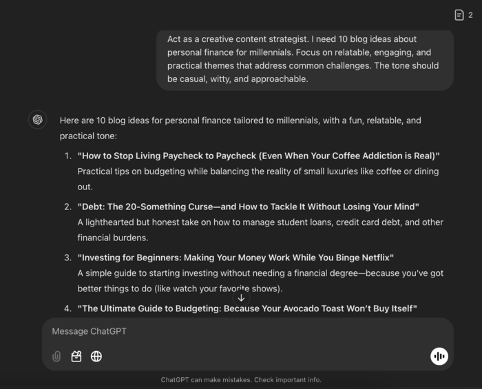 How to Use ChatGPT for Content Creation | ClickUp