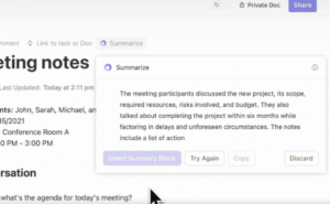 How to Write a Meeting Summary (+Templates) | ClickUp