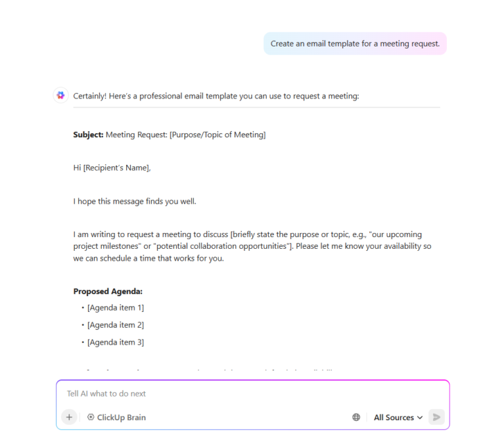 How to Write a Meeting Request Email (+ Examples) | ClickUp