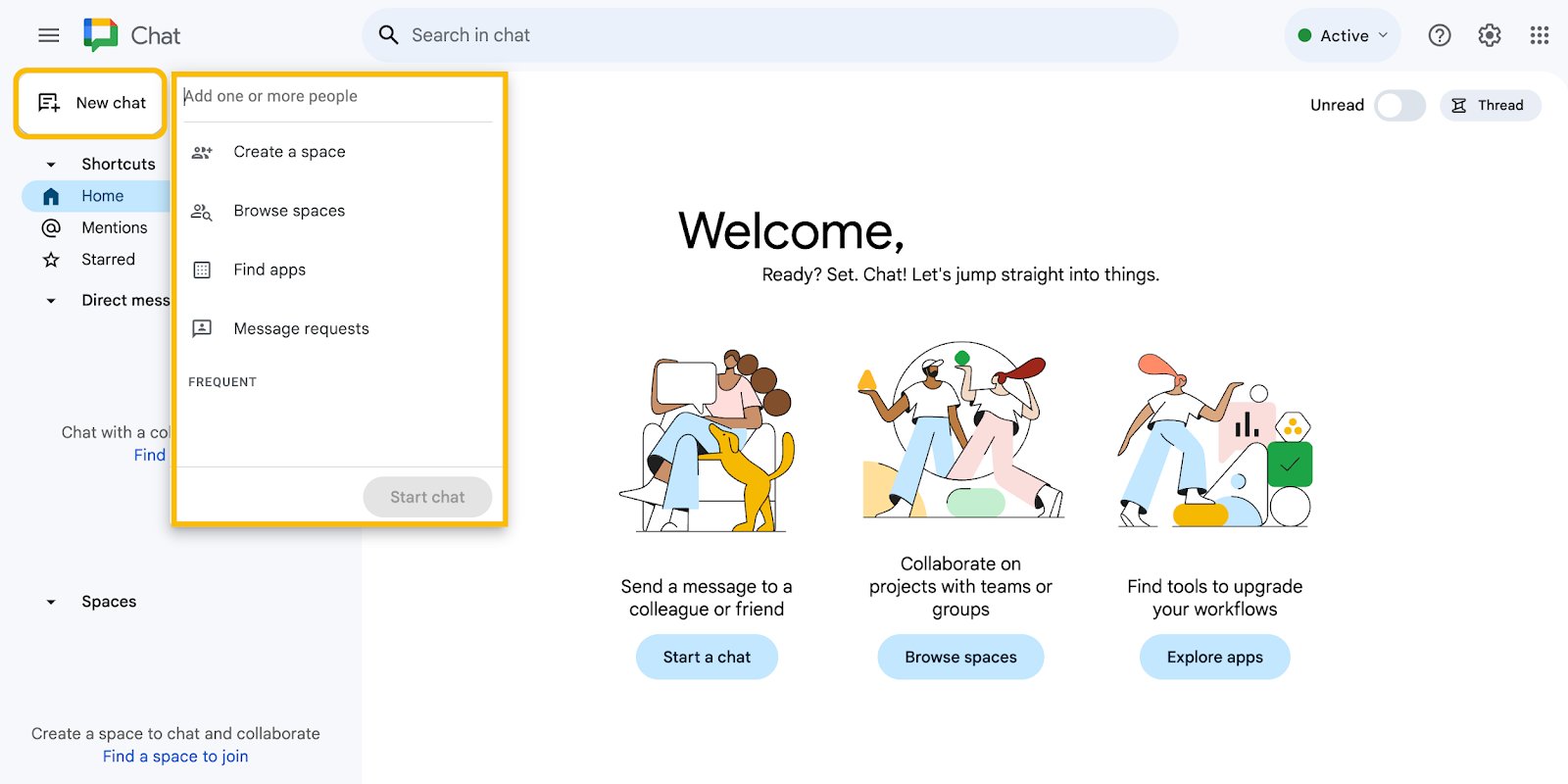 How to Schedule Messages on Google Chat | ClickUp