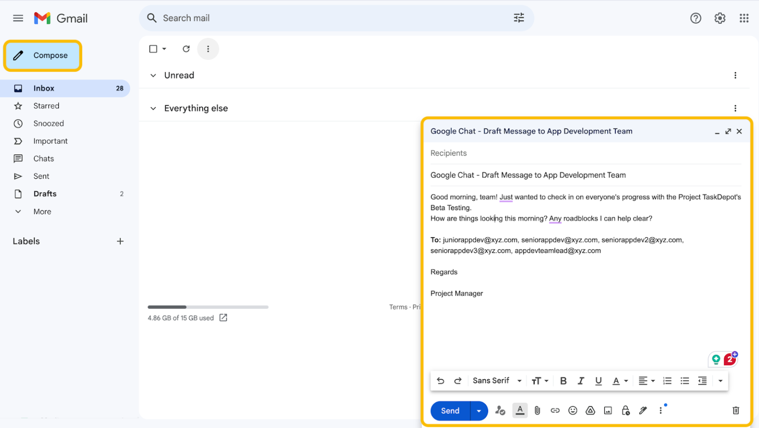 How to Schedule Messages on Google Chat | ClickUp