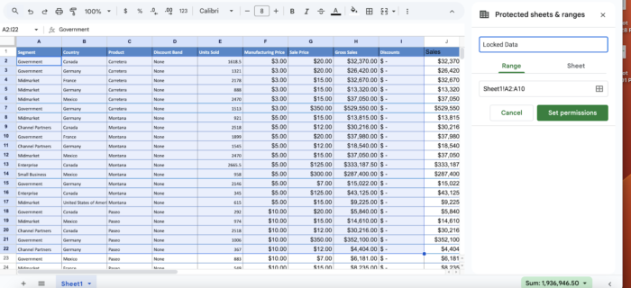 How to Lock Cells in Google Sheets | ClickUp