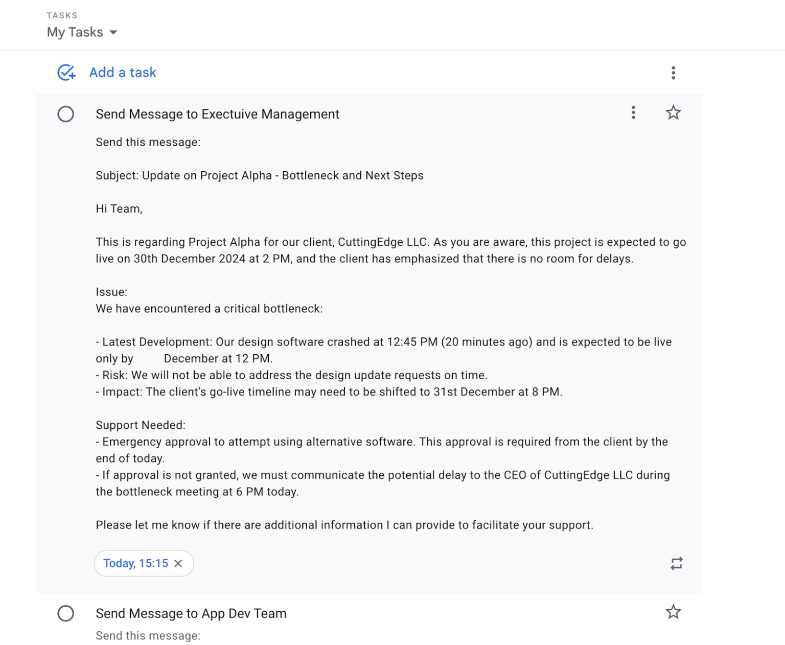 How to Schedule Messages on Google Chat | ClickUp
