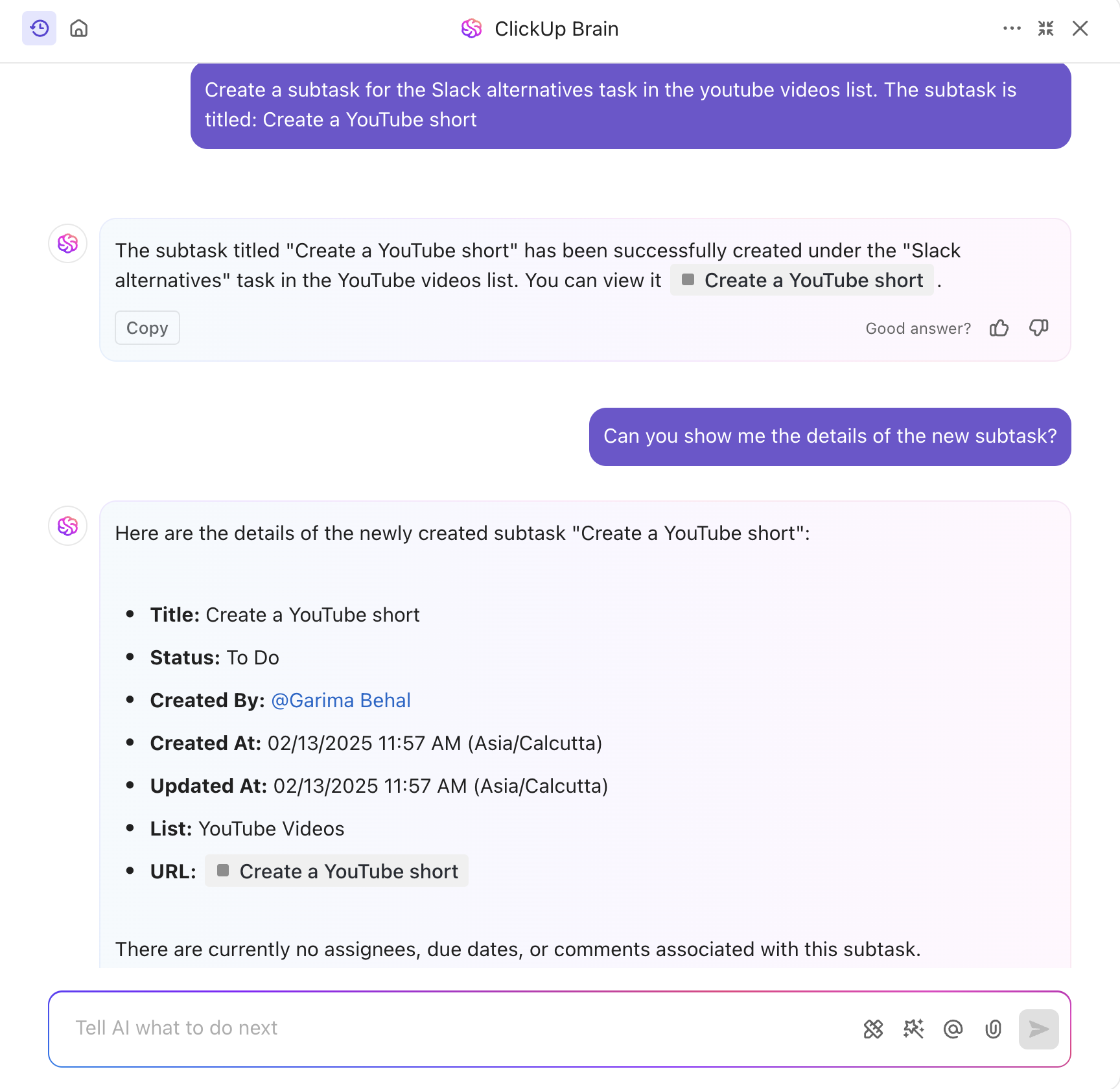 How to Use ChatGPT Tasks to Boost Productivity | ClickUp