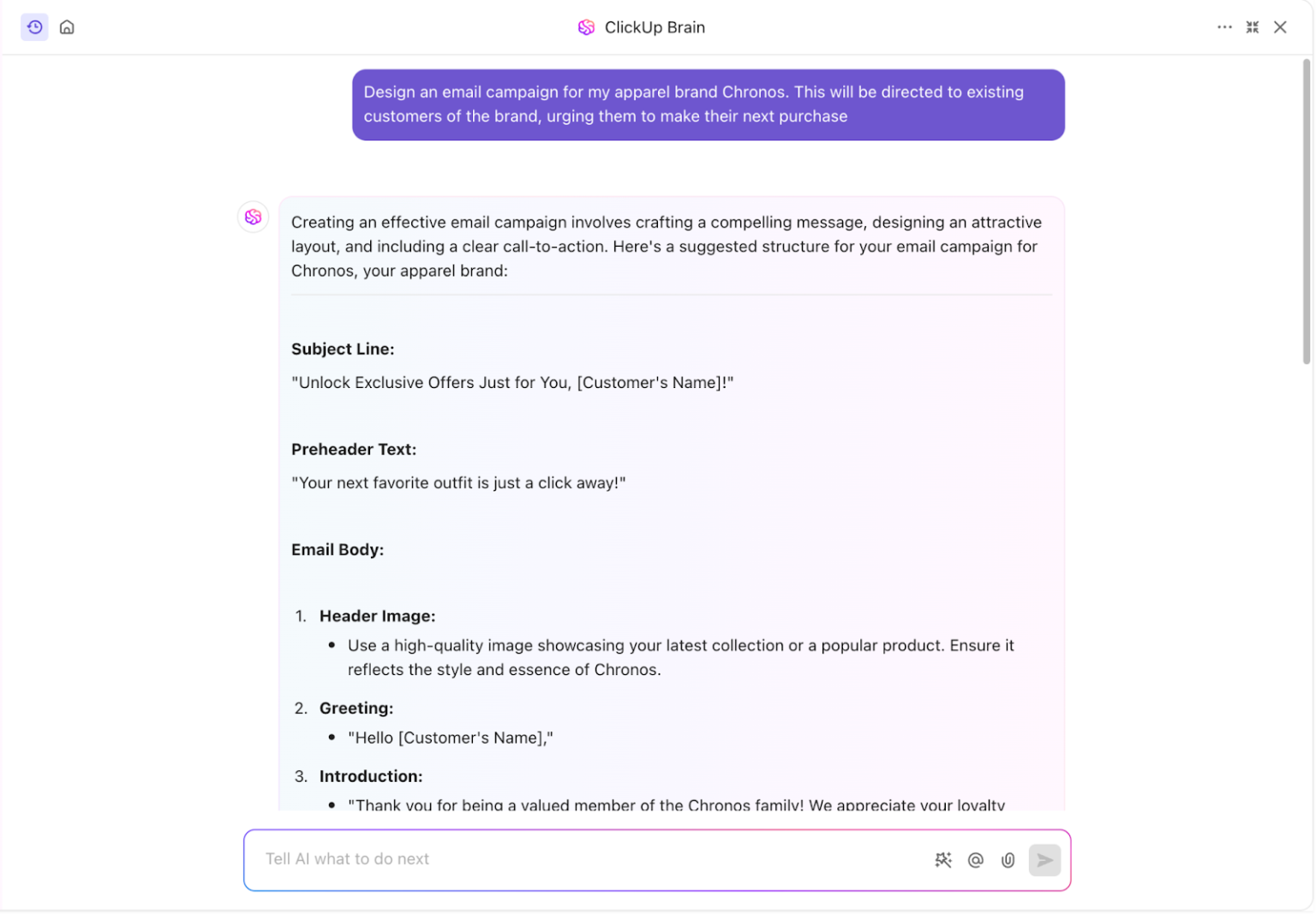 How to Use ChatGPT to Write Emails | ClickUp