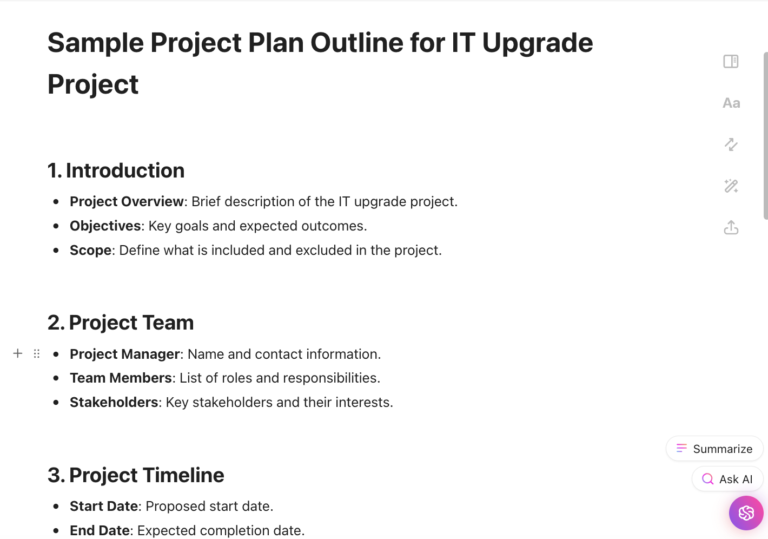 How to Create a Project Plan in 6 Steps (Examples & Templates)