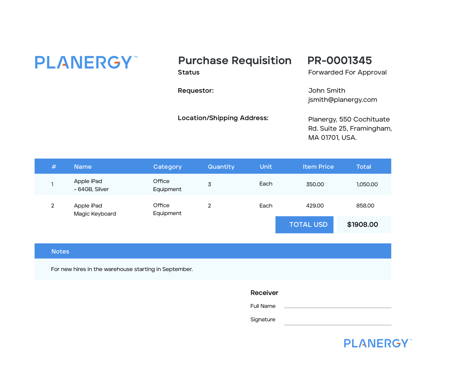 Free Purchase Requisition Form Templates | ClickUp