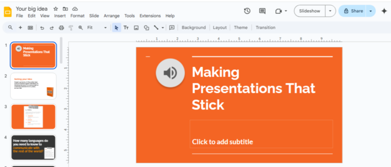 How to Add Audio to Google Slides for Engaging Presentations