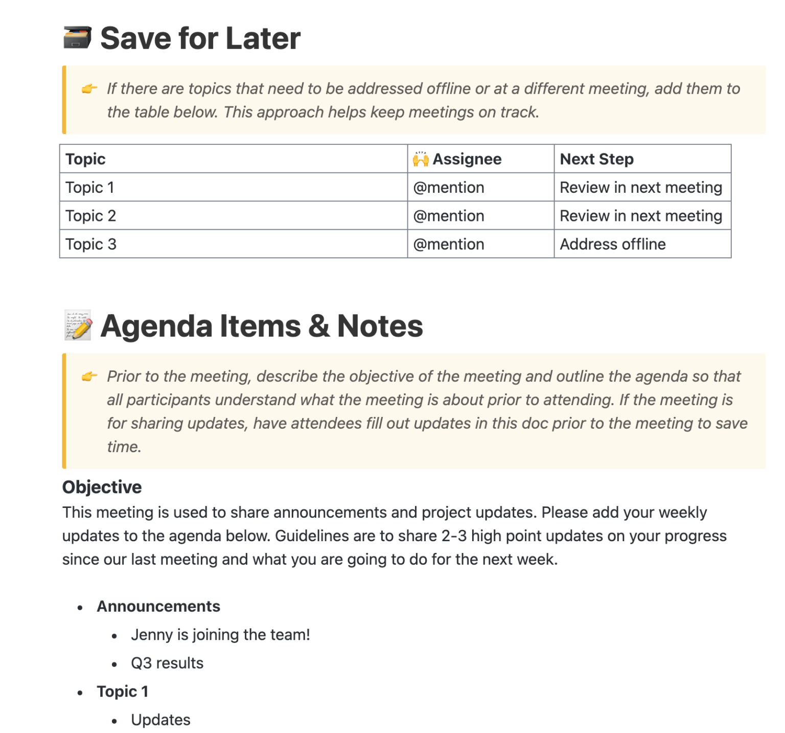 11 Free Meeting Recap Templates | ClickUp