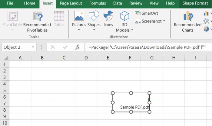 How to Embed a PDF in Excel Easily and Effectively | Clickup
