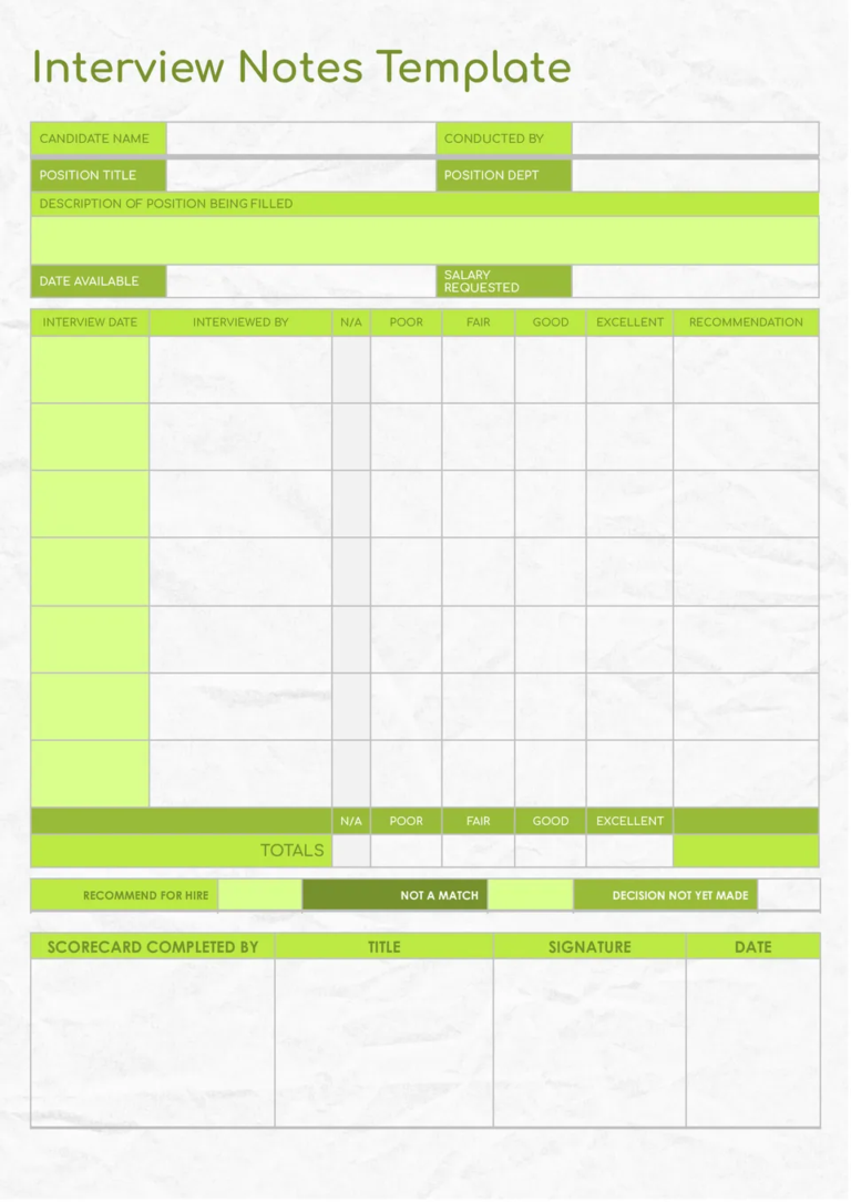 15 Free Note Taking Templates for Better Organization