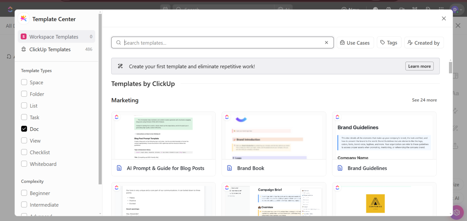 How to Create a Template in ClickUp for Streamlined Workflows