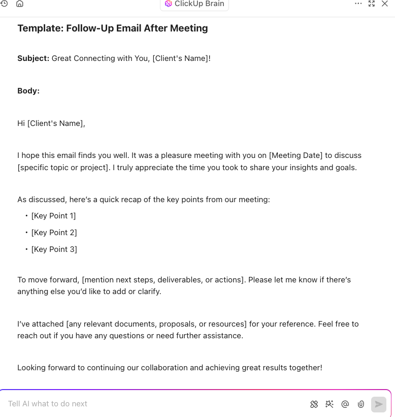 How to Write Follow Up Email After a Meeting (+Examples)