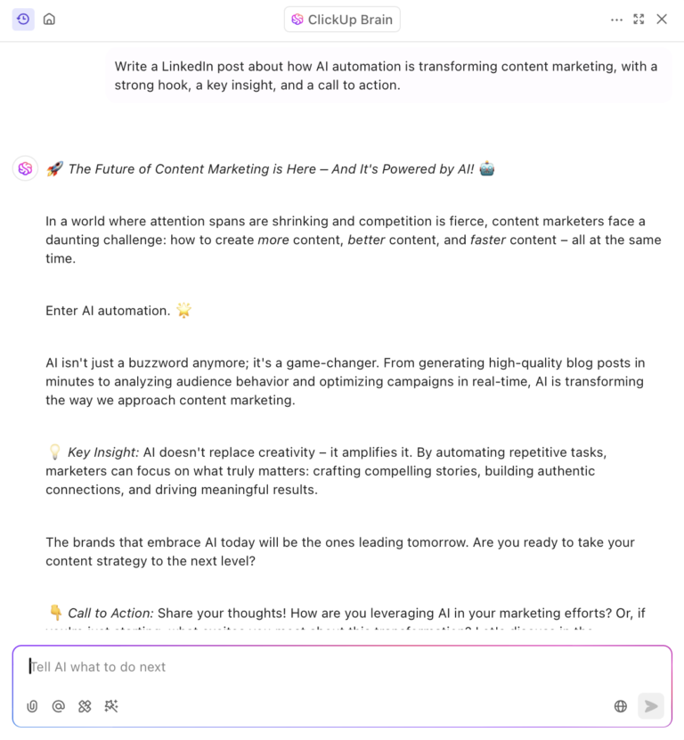13 Best AI Agents for Content Creation in 2025 | ClickUp