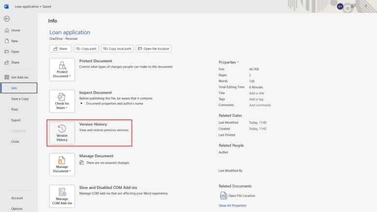 How to Manage Microsoft Word Version Control Efficiently | ClickUp