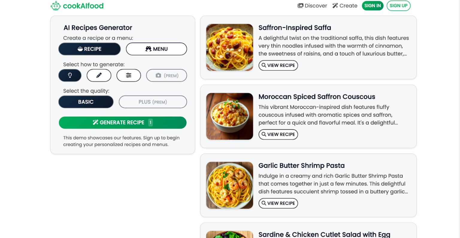 11 Best AI Recipe Generators in 2025 | ClickUp