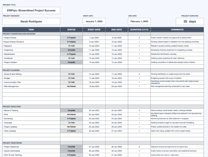 Free Project Report Excel Templates for Efficient Tracking | ClickUp