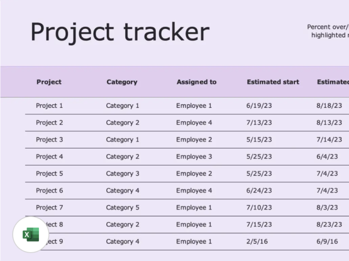 Free Project Report Excel Templates for Efficient Tracking | ClickUp