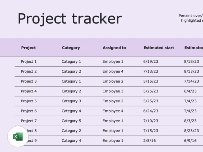 Free Project Report Excel Templates for Efficient Tracking | ClickUp