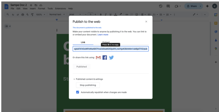 How to Easily Embed a Google Doc on Any Website or Platform