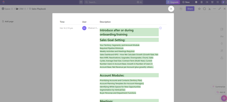 How to Manage Microsoft Word Version Control Efficiently | ClickUp