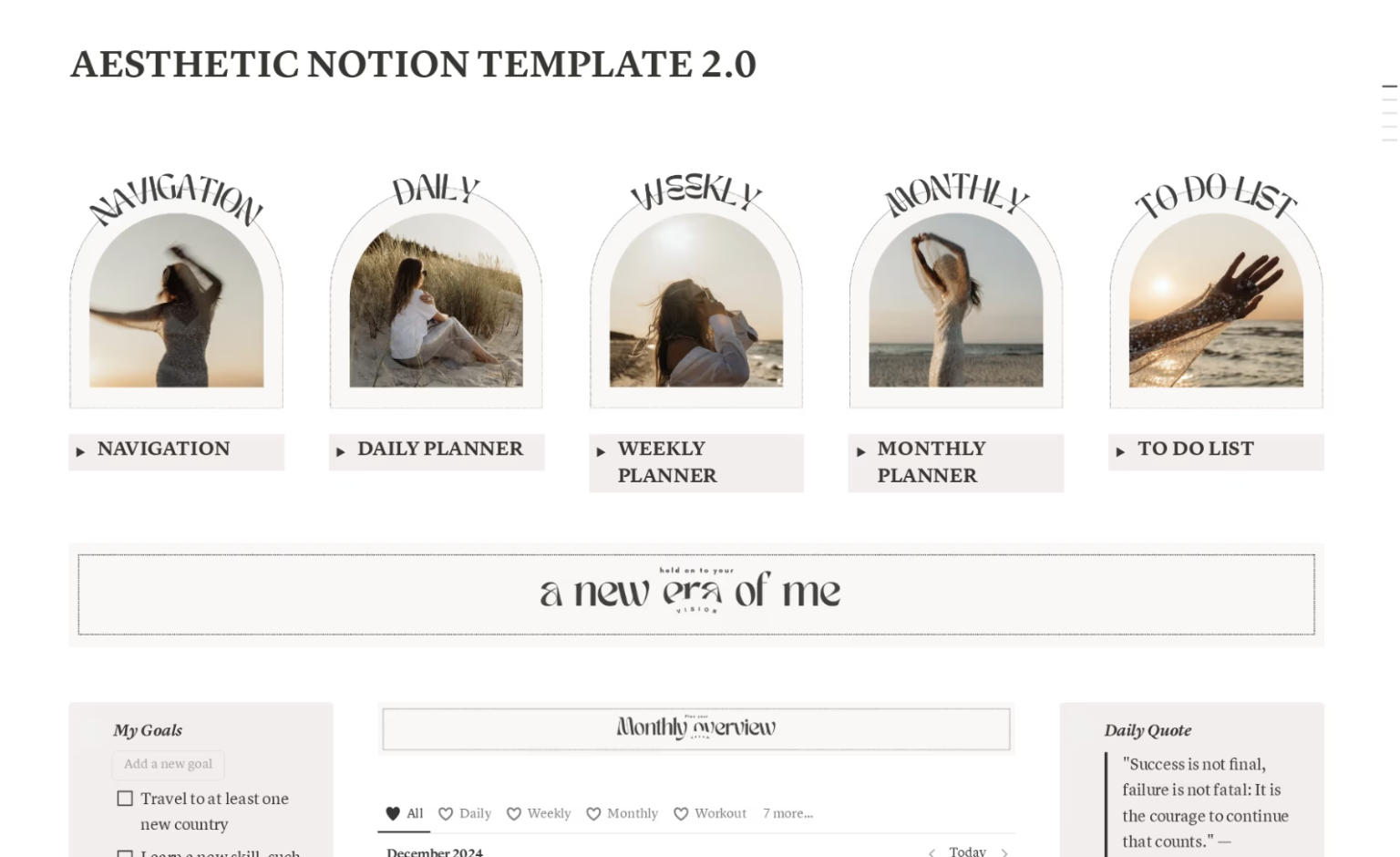 20+ Free Aesthetic Notion Templates for 2025 | ClickUp