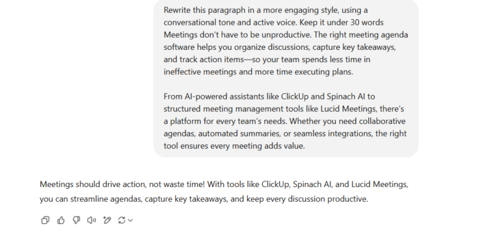How to Ask ChatGPT to Rewrite Something? | ClickUp