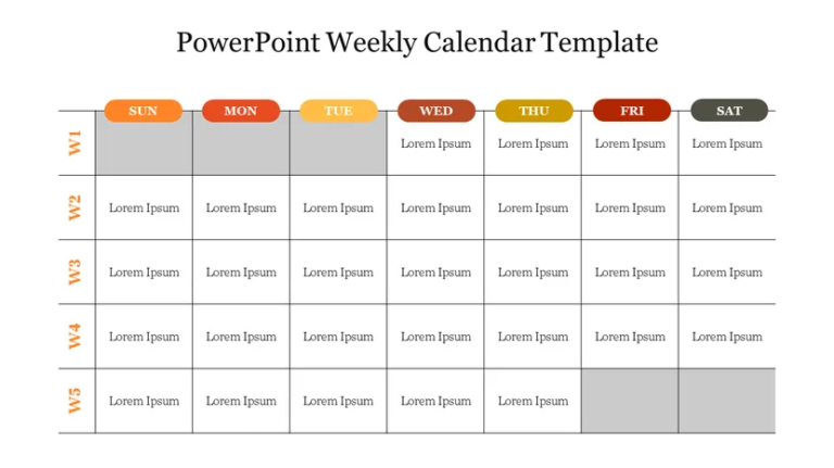 Free Powerpoint Calendar Templates | ClickUp