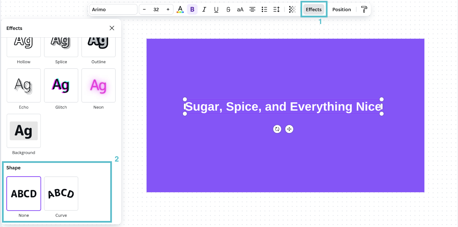 How to Curve Text in Canva? | ClickUp