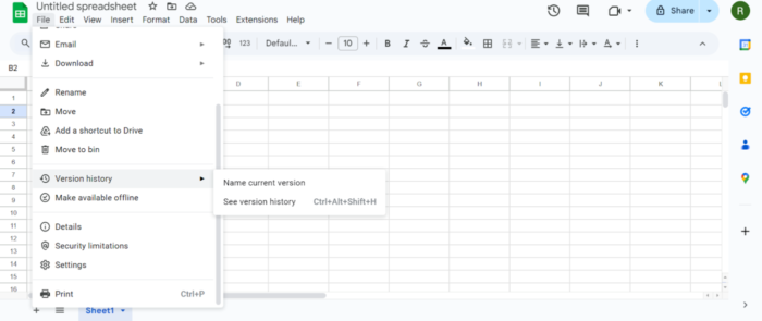 Cara Menggunakan Riwayat Edit Google Spreadsheet untuk Melacak Perubahan